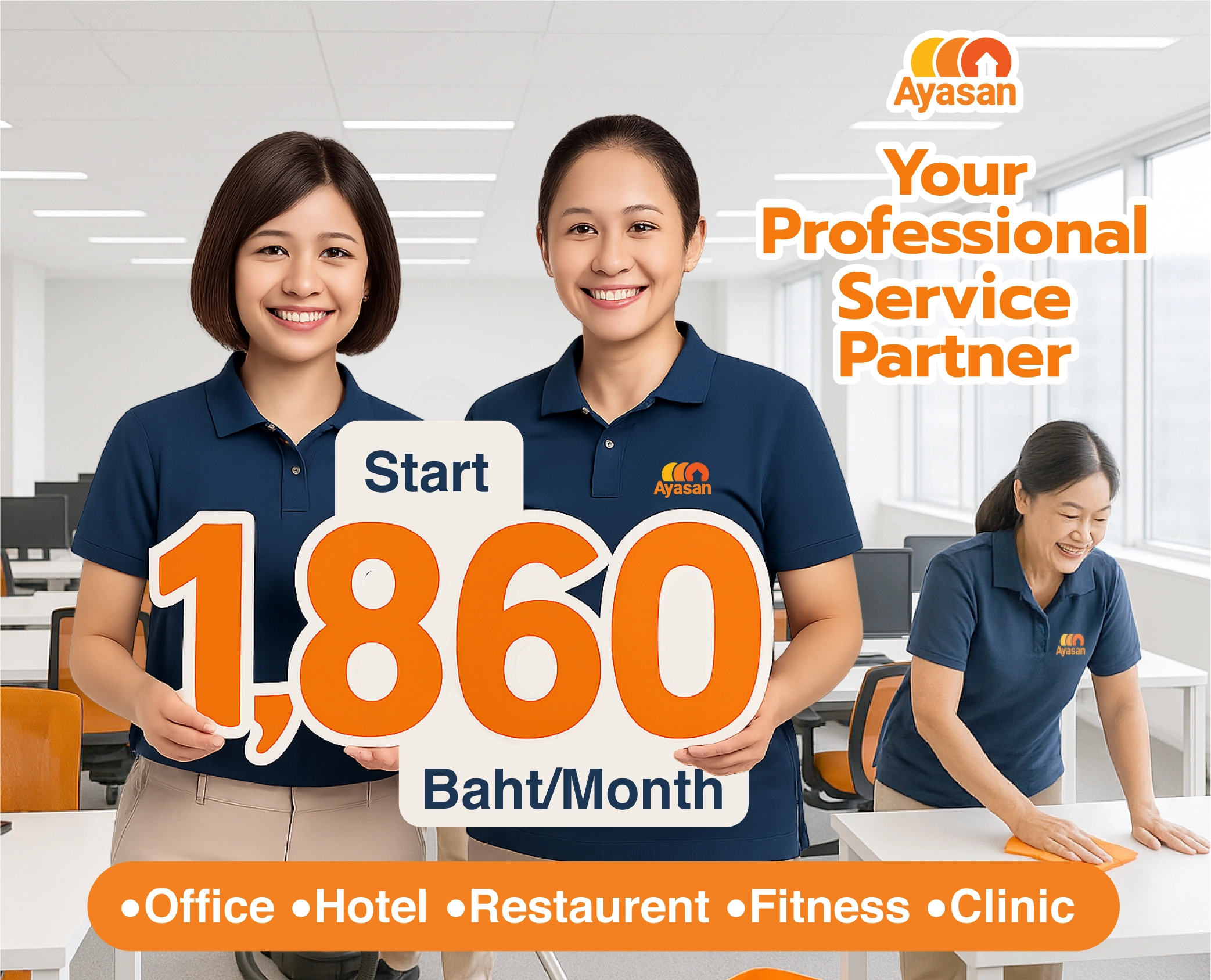 Ayasan Service | Bangkok,Thailand No.1 Maid/Cleaning Services,Nanny/Babysitter Agency Ladprao ...